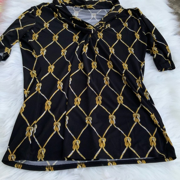 Vintage | Tops | Vintage Rope Knots Shirt 200s Y2k Blouse Office Siren | Poshmark